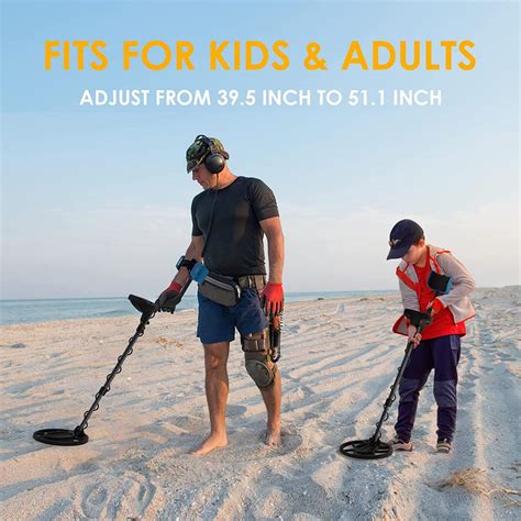 Adult Metal Detector IP68 10 Inch Detection Plate KENTFAITH