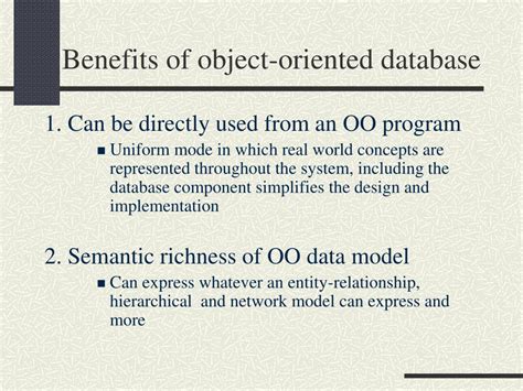 Ppt Object Oriented Methods Database Technology Powerpoint