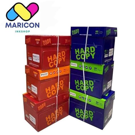 Hard Copy Bond Paper Per Box Or 5 Reams 70gsm Or 80gsm Shopee Philippines