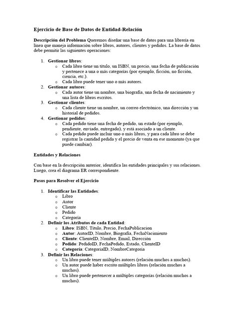 Problema De Libreria Pdf Software Ciencias De La Información