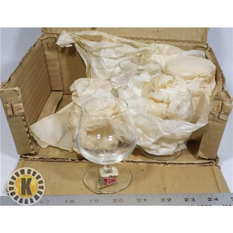 Hand Cut Crystal Snifter Sipper Glasses