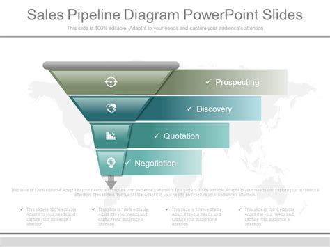 Custom Sales Pipeline Diagram Powerpoint Slides Powerpoint Shapes Powerpoint Slide Deck