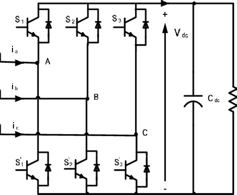 Circuit Diagram Of A Three Phase PWM AC DC Voltage Source Converter Download Scientific Diagram