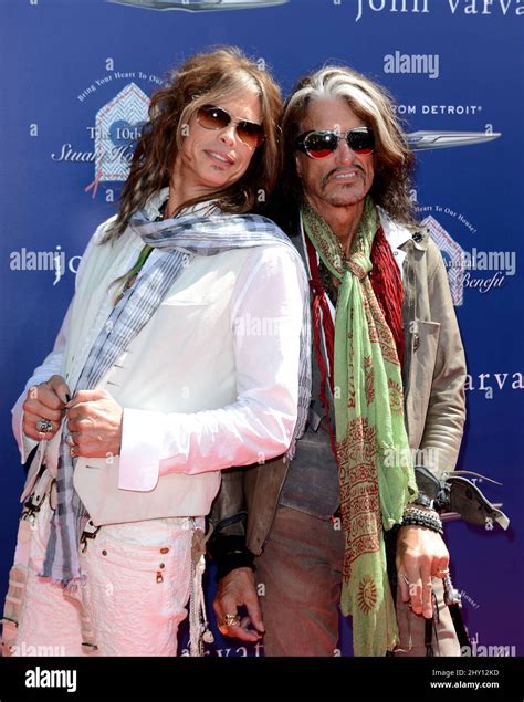 Steven Tyler And Joe Perry At The John Varvatos 10th Annual Stuart House Benefit John Varvatos