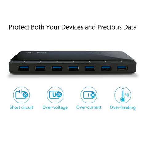 TP-LINK UH720 2 Sarj Portlu USB 3.0 7-Portlu Hub | ITOPYA