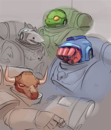 Chumiicham Adeptus Astartes Warhammer 40k Commentary English