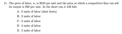Solved 7 Answer Questions 7−12 Based On The Production