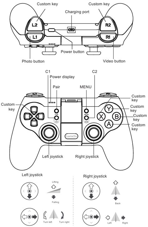 GameSir T1d Bluetooth Controller Manual ManualsLib