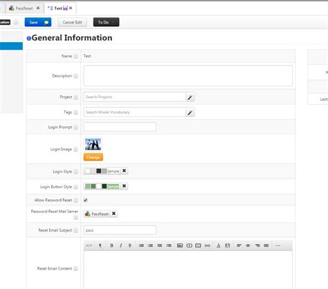How To Set Up The Reset Password Feature In The Fo Ptc Community