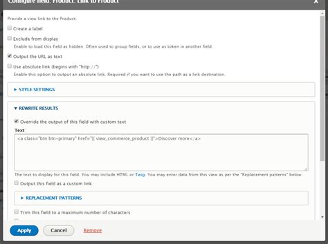 8 Add Class To Link To Content View Field Drupal Answers