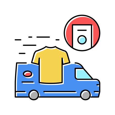 Laundry Pick Up Delivery Color Icon Vector Illustration 19598123 Vector