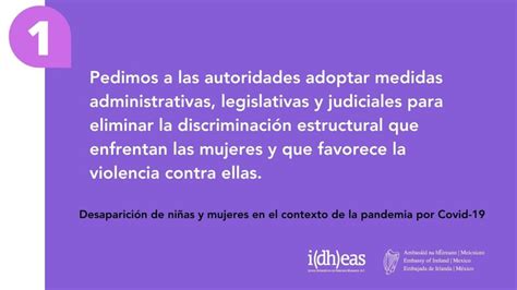 Recomendaciones para atender la crisis de desaparición de niñas y