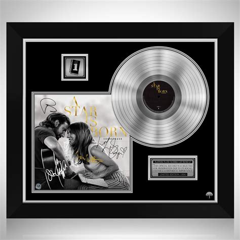 A Star Is Born Soundtrack Platinum LP Limited Signature Edition Custom