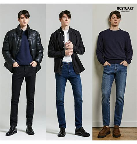 [kt알파쇼핑] [맥스튜어트] 울트라 웜 스트레치 코튼기모 남성 테이퍼드 슬림핏 3종데님 티몬