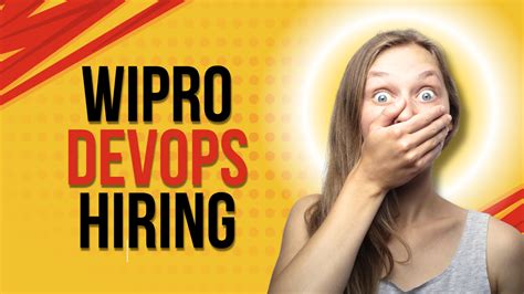 Wipro Is Hiring Devops Engineer Role Open In India