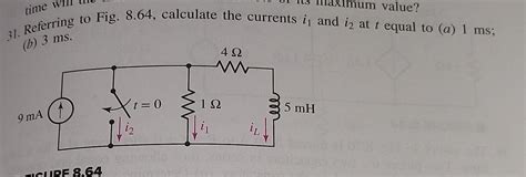 Solved Referring To Fig Calculate The Currents I Chegg Com
