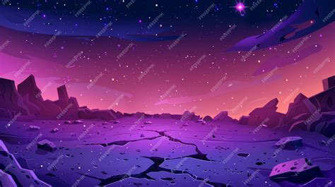 Premium Photo Space Background With Landscape Of Alien Planet With