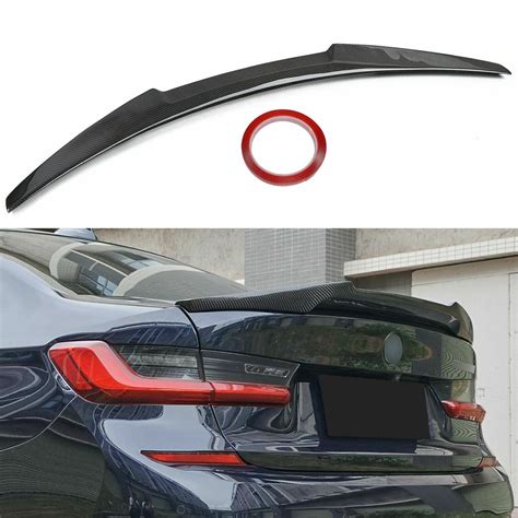 Bmw 3 Series G20 M4 Style Carbon Fiber Spoiler Autofella
