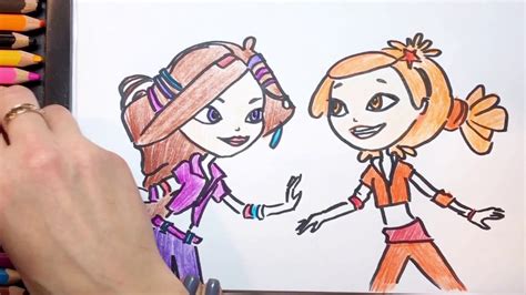 Варя и Аленка Раскраска Сказочный патруль Youtube