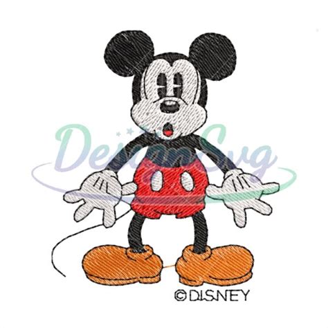 Mickey Mouse Disney Embroidery Design Designsvg