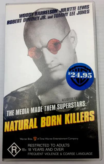 Natural Born Killers Vhs Video Cassette Tape Pal Small Box R18 1996
