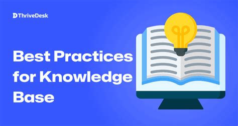 10 Best Practices For Knowledge Base Thrivedesk