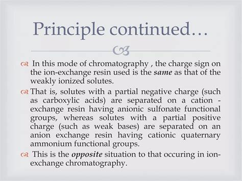 Ion Exclusion Chromatography Pptx