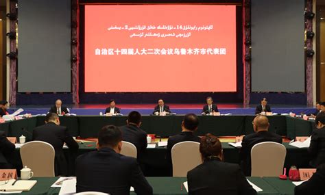 努尔兰·阿不都满金参加乌鲁木齐代表团审议