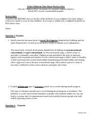 01 Ethics Midterm Take Home Portion Only Doc Ethics Midterm Take Home