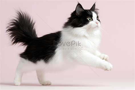 흑백 고양이 사진 무료 다운로드 Lovepik