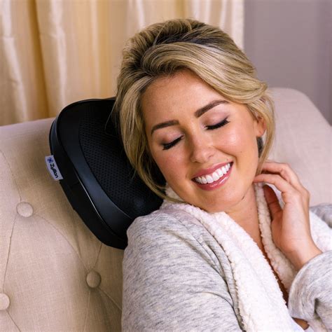 Zyllion Shiatsu Back And Neck Massager Pillow With Heat And 8 Nodes Z