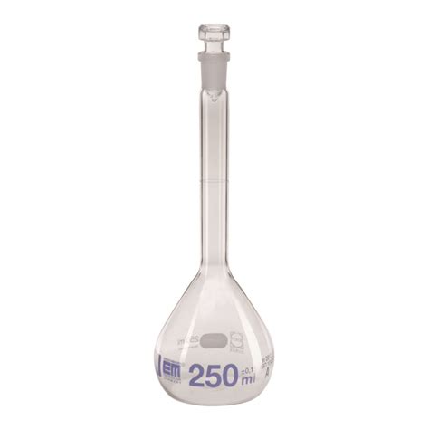 Volumetric Flask 5ml Duran Cla Blue Grad Ns 1019 With Glass