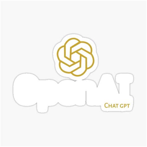 OpenAI Chat Gpt Chatgpt Sticker For Sale By Okaya Redbubble