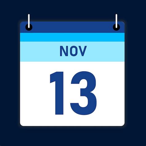 Premium Vector November Month Illustration Editable Meeting Calendar