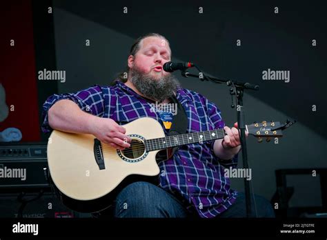 Blues Singer Guitarist Matt Anderson Edmonton Folk Music Festival Edmonton Alberta Canada