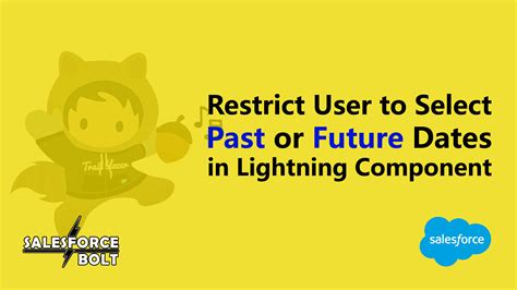 restrict past or future date selection in lightning component salesforce