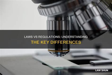 Laws Vs Regulations Understanding The Key Differences Lawshun