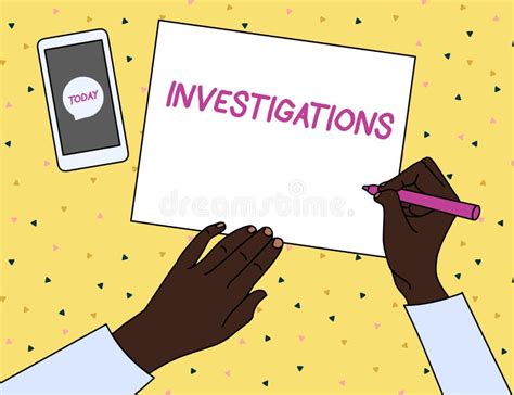 Word Writing Text Investigations Business Concept For The Formal