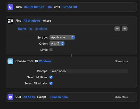 Quit Apps From A List Shortcuts App Rmacos