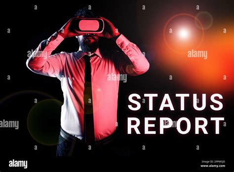 Text Caption Presenting Status Report Conceptual Photo Update Summary Of Situations As Of A