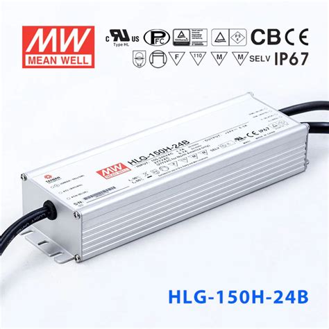 Mean Well HLG H AB Power Supply W V Adjustable And Dimmable Walmart