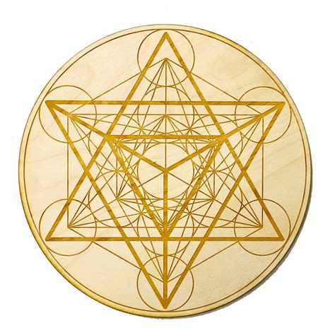 Merkaba Metatrons Cube Crystal Grid Zen And Meow