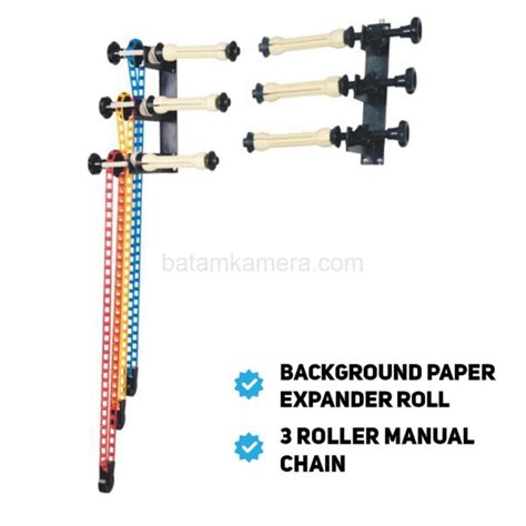 Jual S 15 3 Roller Manual Chain Background Support Kits