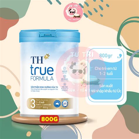 Sữa Bột Th True Milk Formula Số 3 Lon 800g 1 2 Tuổi Date 2025