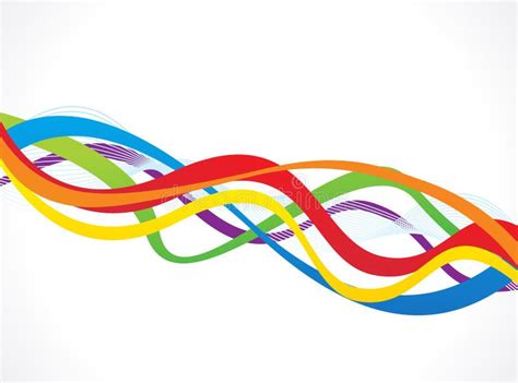 Abstract Colorful Wave Background Stock Vector Illustration Of