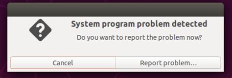 i m running ubuntu 18 04 and i get this error message every now and