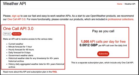 OpenWeather API Key erstellen Schritt für Schritt IONOS