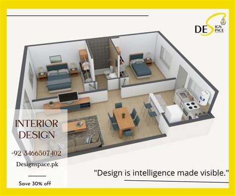 Two Bedroom Apartment Floor Plan
