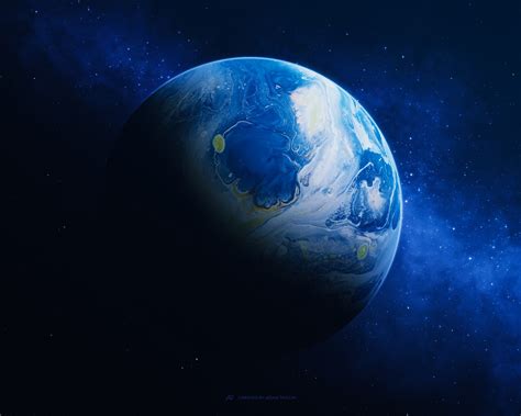 Space Lost Planet Digital Art Wallpaper 1600x1280
