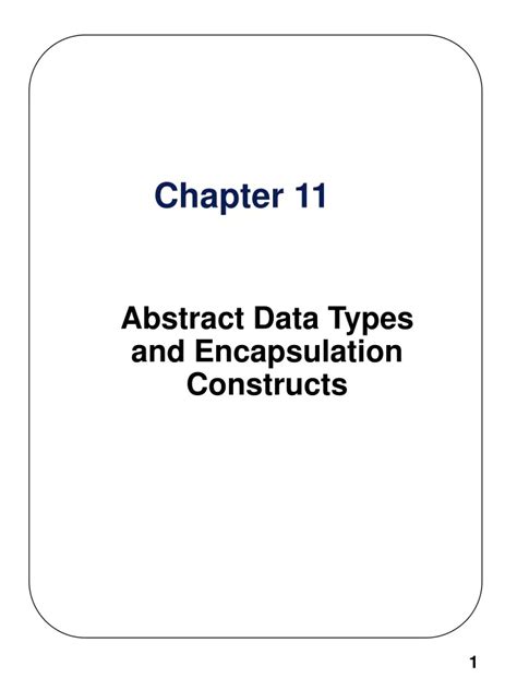 ppt data abstraction and encapsulation in programming powerpoint